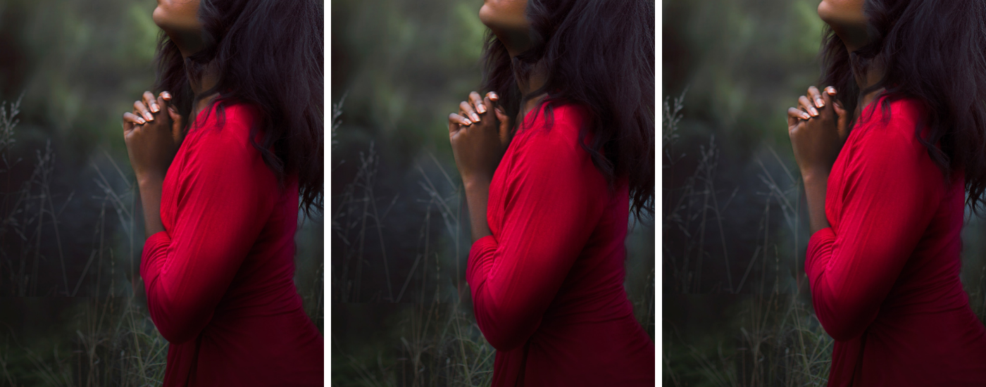 praying woman in red psalm 3 SLIDER - Seeking God with Joy | Christian Blog